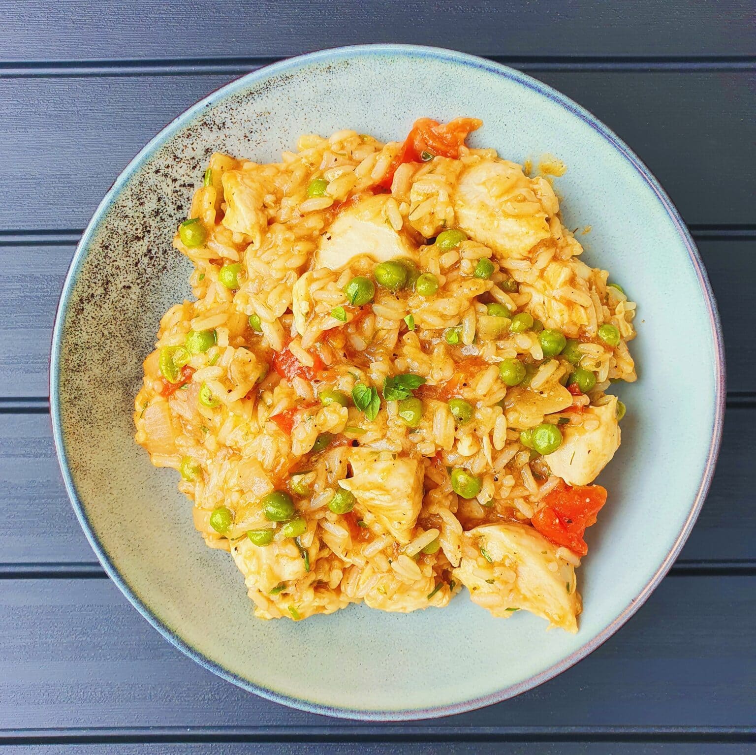 One pot risret med chimichurri og kylling - Sund på budget